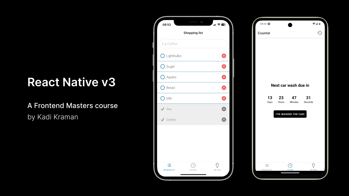 Icon buttons | React Native v3
